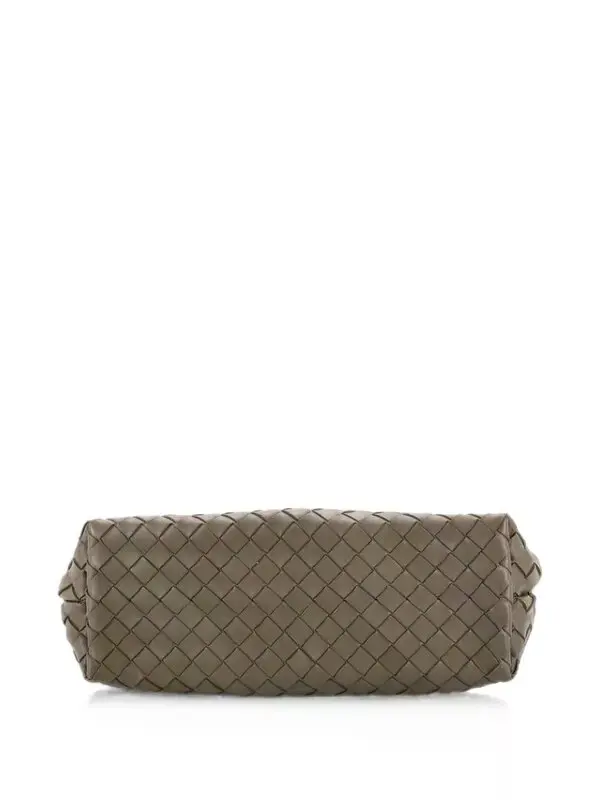 Bottega Veneta Andiamo Top Handle Bag Intrecciato Nappa Medium Satchel - Green