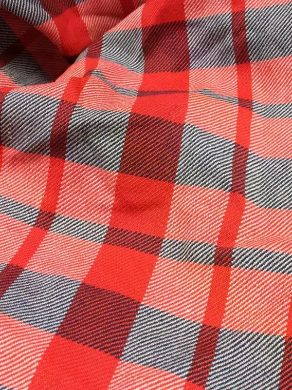 Dior Checked Wool Midi Skirt