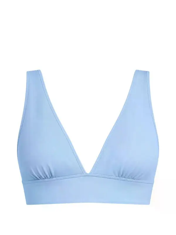 Bondi Born Vicki V-neck Bikini Top - Blue