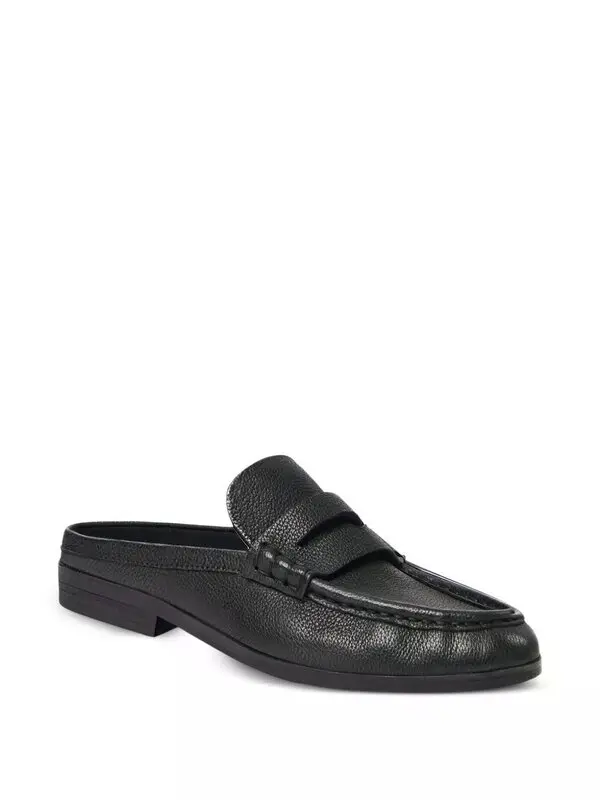 Simkhai Dean Pebbled Leather Mules
