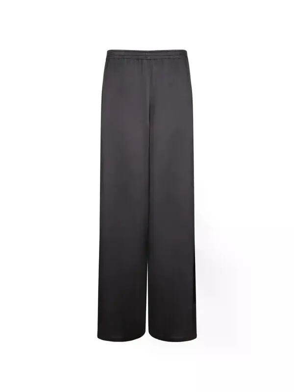 Fabiana Filippi Satin Palazzo Pants - Black