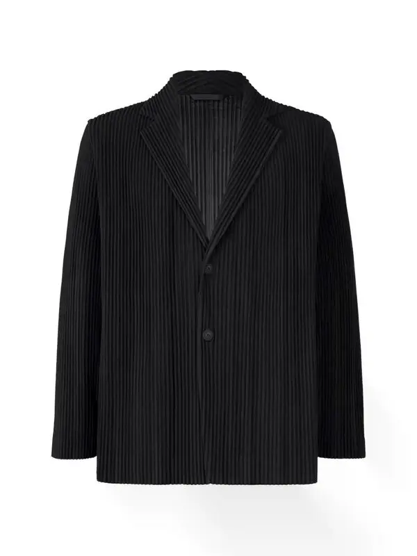 Issey Miyake Pleated Single-breasted Blazer