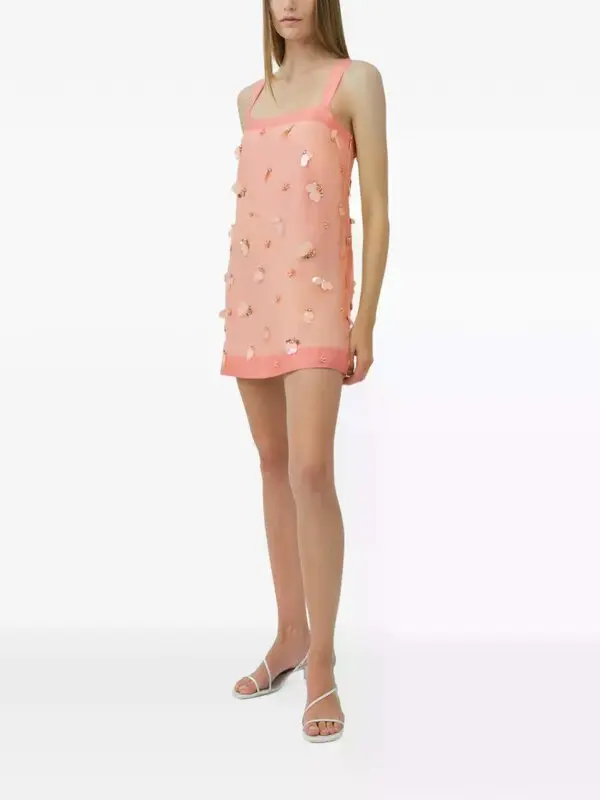 Simkhai Sumi Embellished Organza Mini Dress