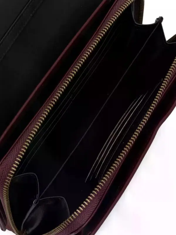 Just Cavalli Snake-plaque Chain-link Clutch Bag