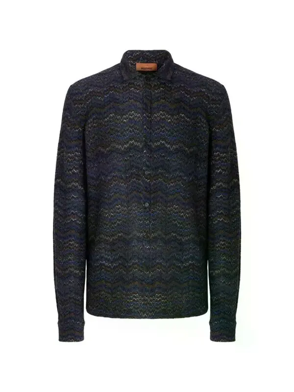 Missoni Cashmere And Viscose Knit Shirt