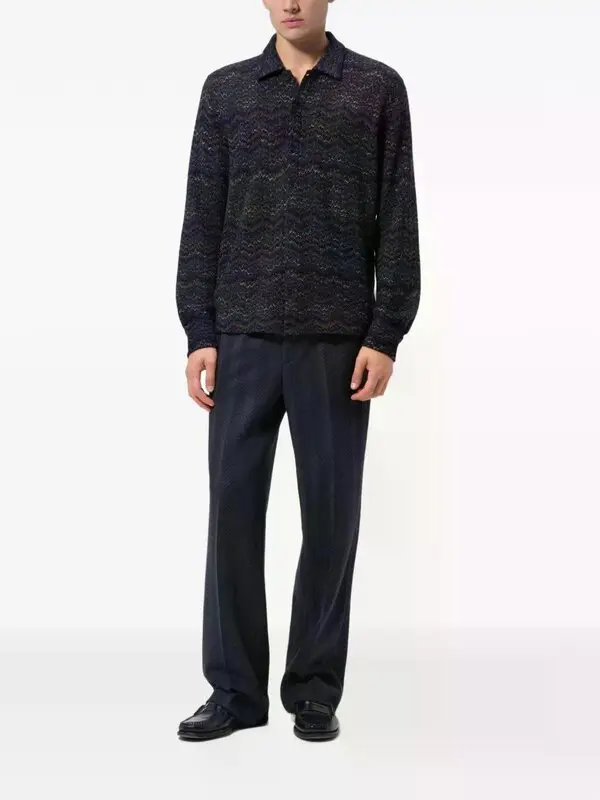 Missoni Cashmere And Viscose Knit Shirt