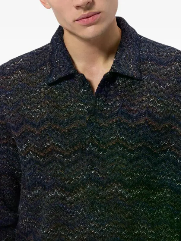 Missoni Cashmere And Viscose Knit Shirt
