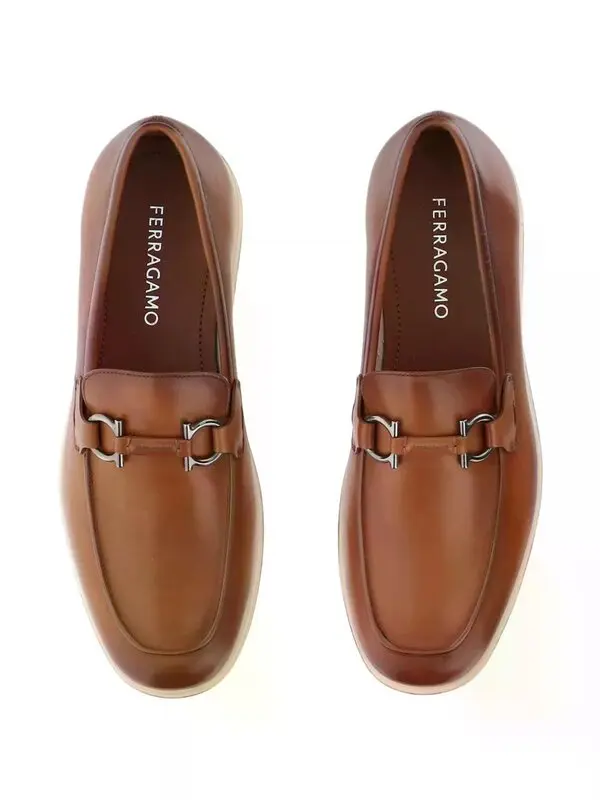 FERRAGAMO Casual Loafers With Gancini Ornament