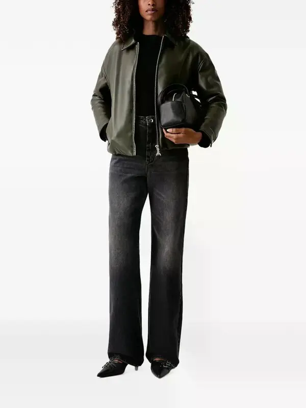 Patrizia Pepe Faded Straight-leg Jeans