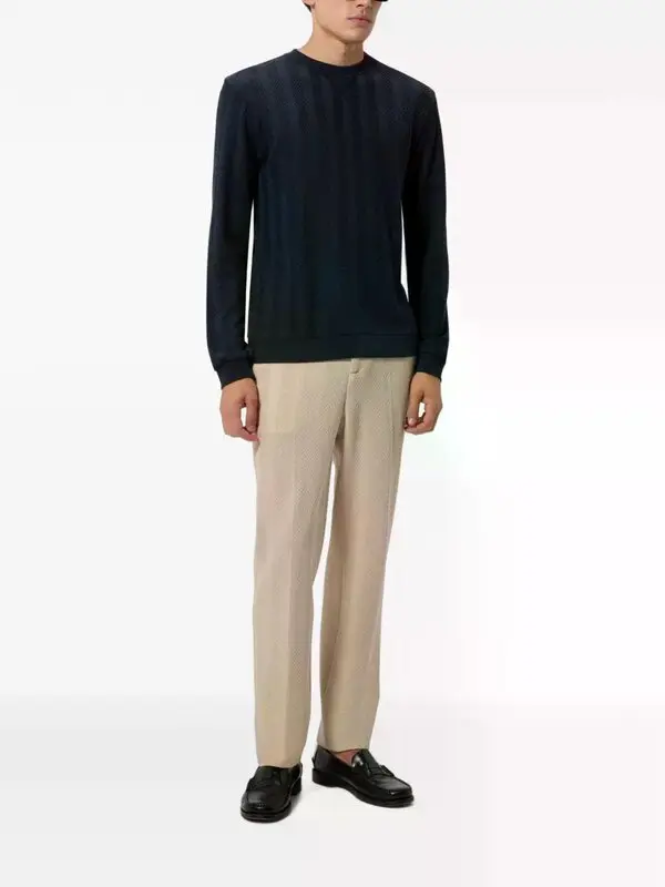Missoni Tone-on-tone Chevron Sweatshirt - Blue