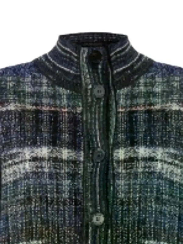 Missoni Oversized Wool-blend Check Cardigan