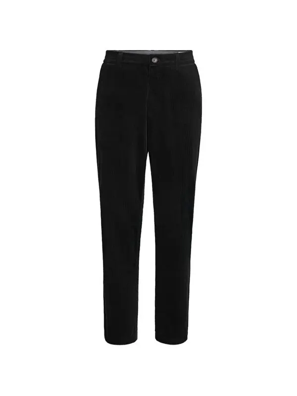 Brunello Cucinelli Garment-dyed Corduroy Trousers - Black