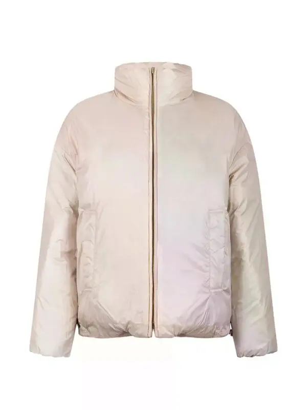 Max Mara Short Reversible Cashmere Puffer Jacket Albino - Neutrals