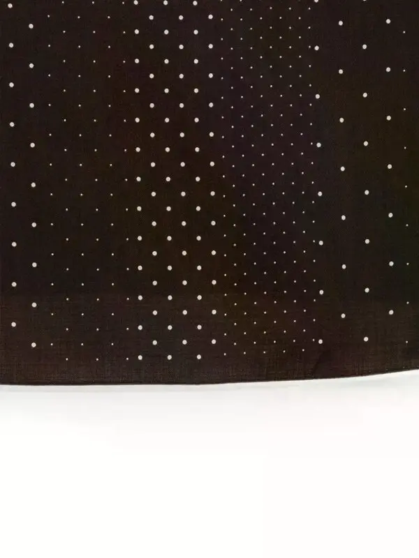 Destin Polka-dot Wool Scarf