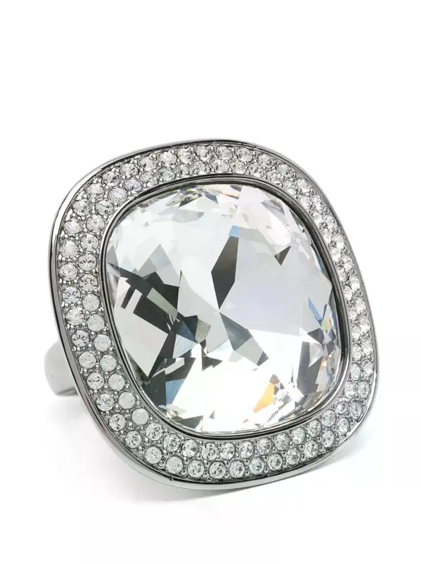 SWAROVSKI Una Angelic Cushion-cut Ring - Silver