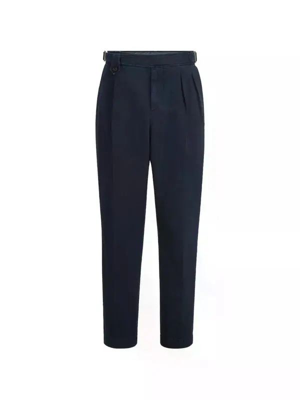Brunello Cucinelli Chevron-weave Double-pleat Trousers