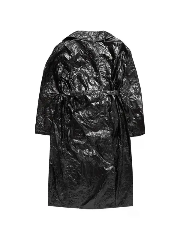 LỰU ĐẠN Crumple Terror Trench Coat