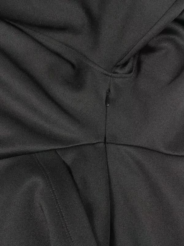 Prada Hooded Quarter-zip Maxi Dress
