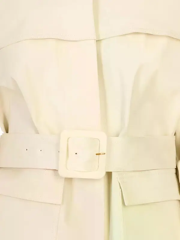 Fabiana Filippi Belted Panelled Coat