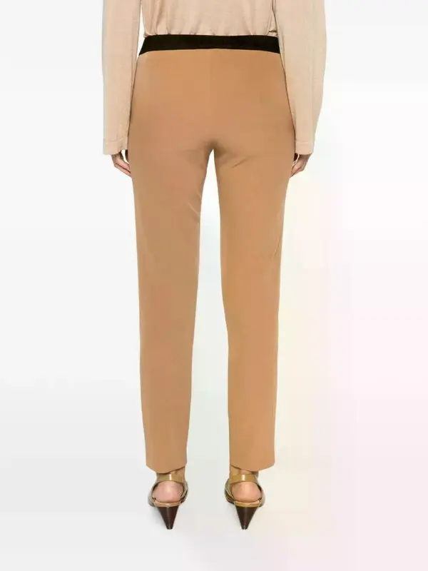 ERMANNO FIRENZE Logo-waistband Slim-fit Trousers