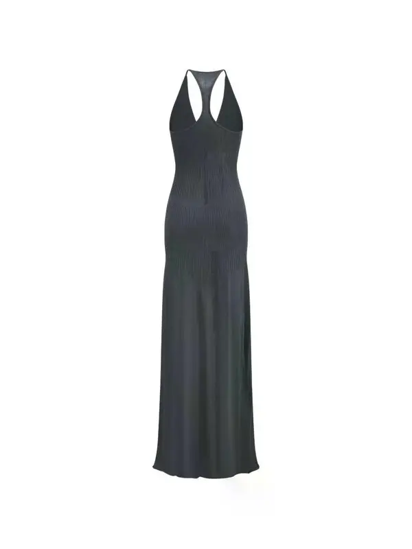 OUDE WAAG Ripple Ribbed-knit Maxi Dress