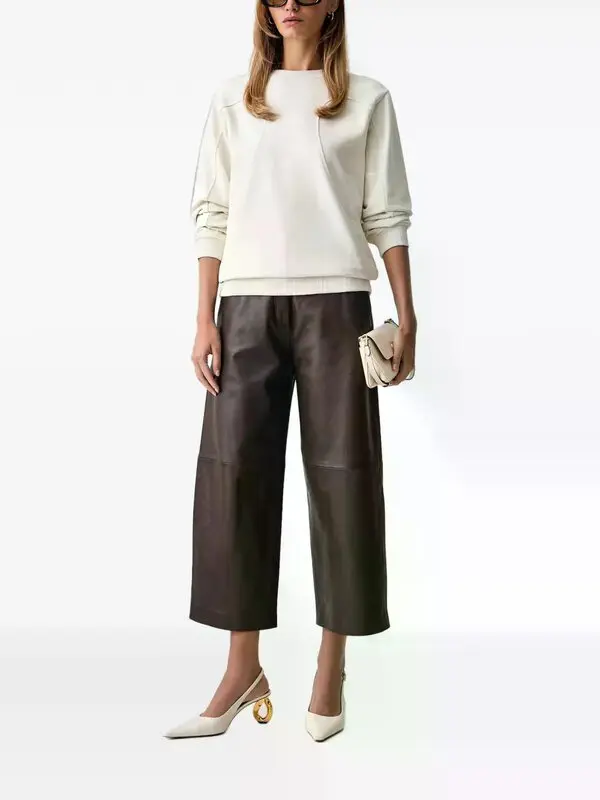 Patrizia Pepe Panelled Raglan-sleeve Sweatshirt