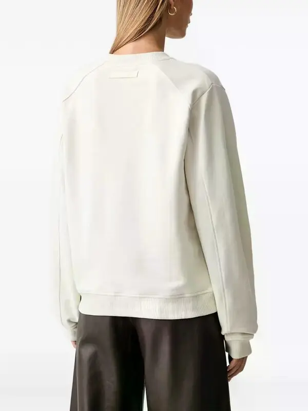 Patrizia Pepe Panelled Raglan-sleeve Sweatshirt