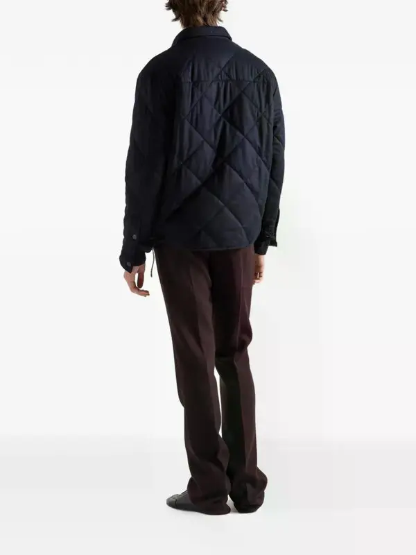 Prada Padded Cashmere Shirt