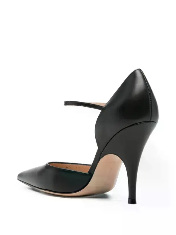 GIANVITO ROSSI Sofia D'orsay Leather Pumps