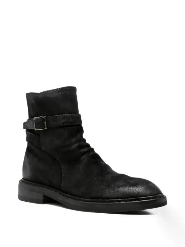 Officine Creative Concept Buckled Leather Boots