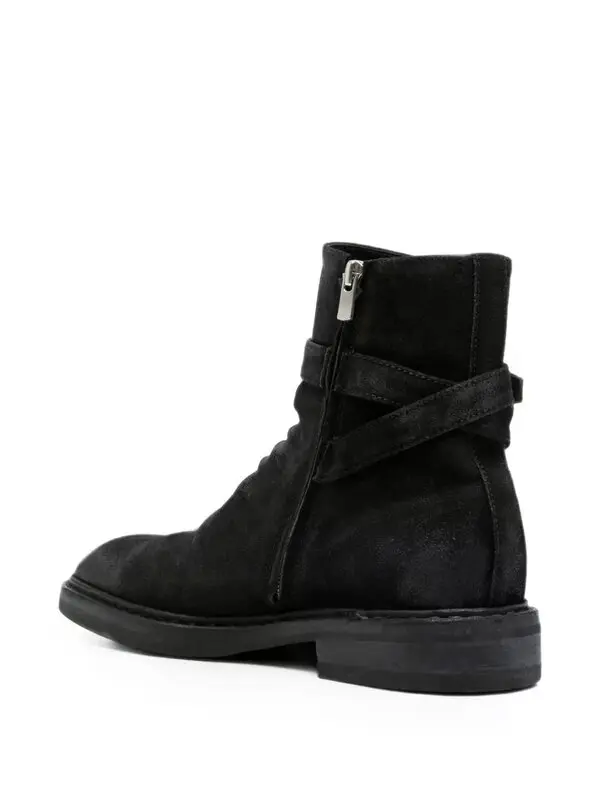 Officine Creative Concept Buckled Leather Boots