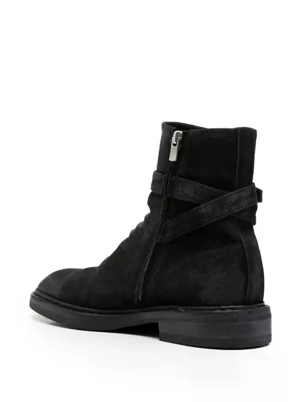 Officine Creative Concept Buckled Leather Boots