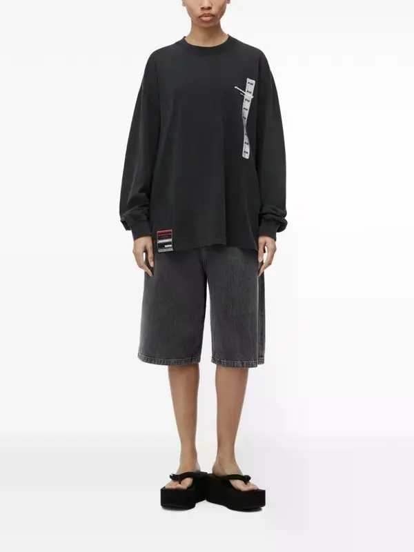 Alexander Wang Graphic Long-sleeve T-shirt