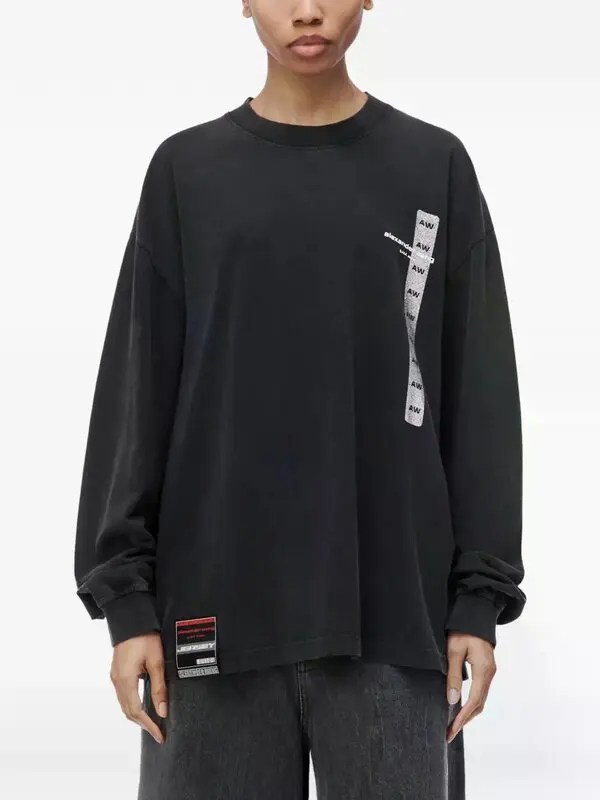 Alexander Wang Graphic Long-sleeve T-shirt