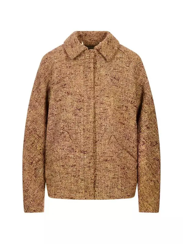 Kiton Sequin-embellished Bouclé Jacket