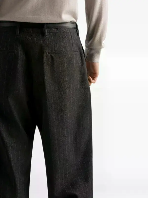 Dolce & Gabbana Pinstripe Virgin-wool Trousers