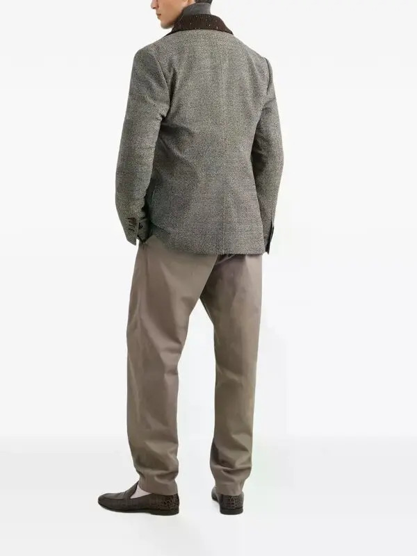 Dolce & Gabbana Portofino Single-breasted Jacket In Birdseye Wool