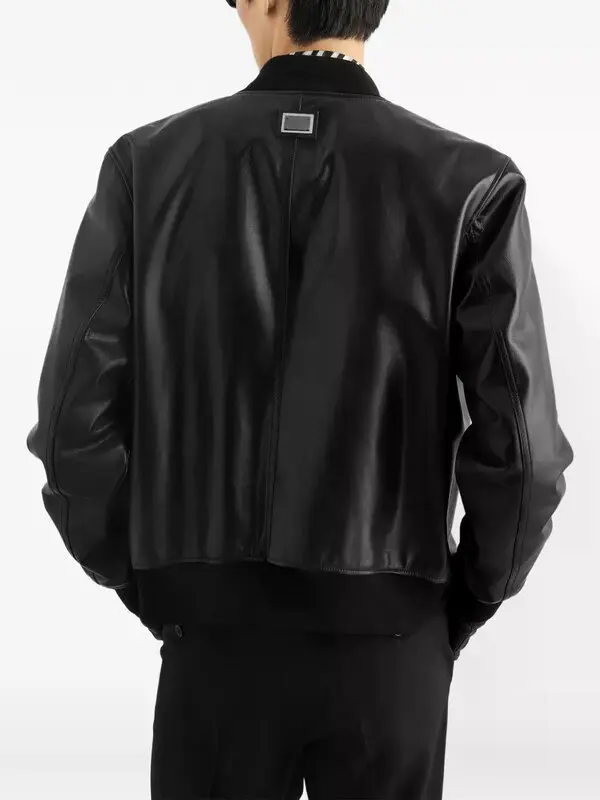 Dolce & Gabbana Calfskin Bomber Jacket