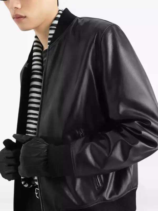 Dolce & Gabbana Calfskin Bomber Jacket