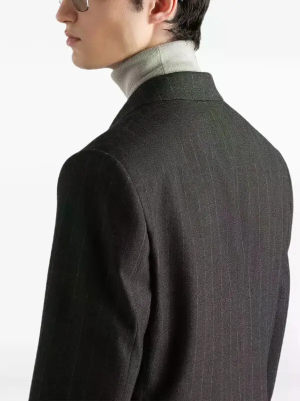 Dolce & Gabbana Palermo Double-breasted Pinstripe Wool Jacket