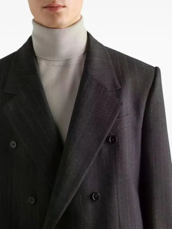 Dolce & Gabbana Palermo Double-breasted Pinstripe Wool Jacket
