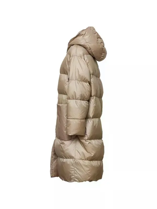 Max Mara Quilted Hooded Coat