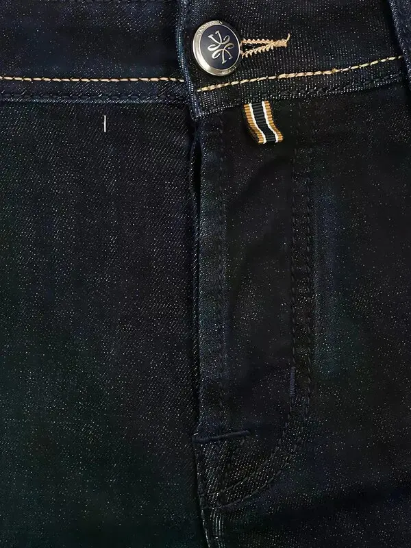 Jacob Cohen Logo-patch Slim-fit Jeans