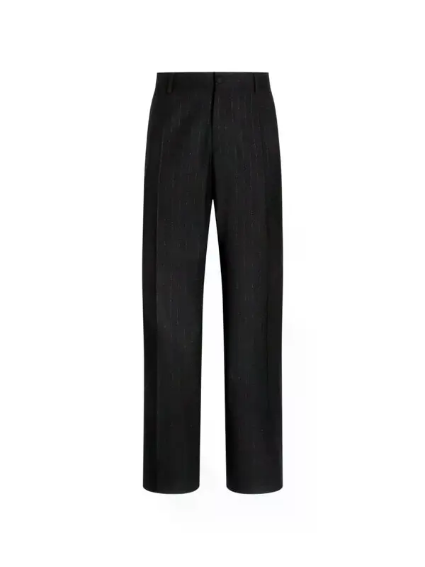 Dolce & Gabbana Pinstripe Wool Trousers