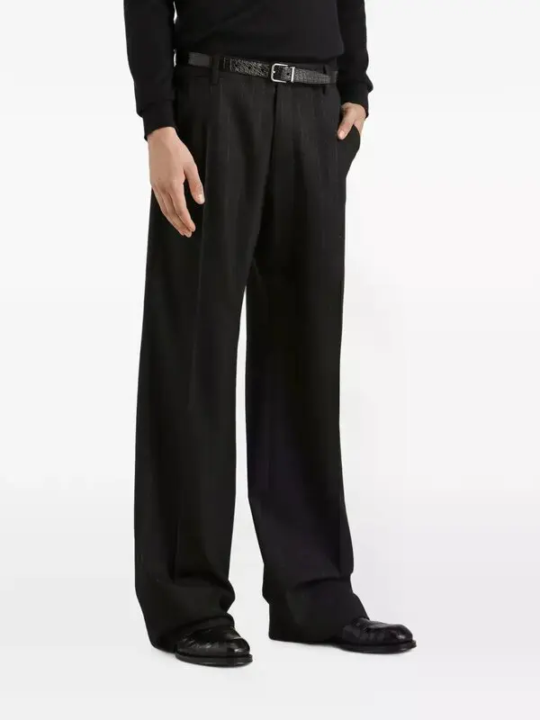 Dolce & Gabbana Pinstripe Wool Trousers