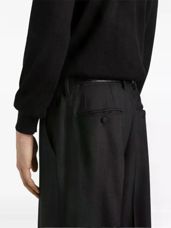 Dolce & Gabbana Pinstripe Wool Trousers