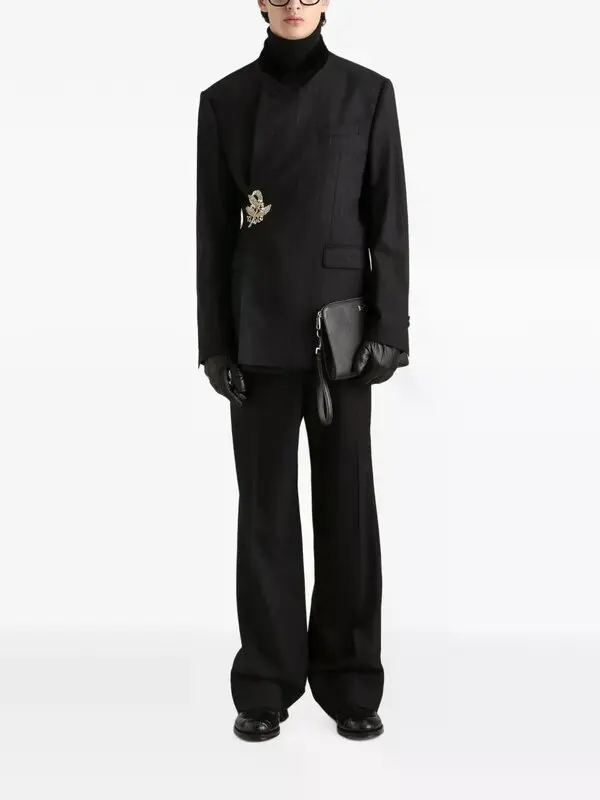 Dolce & Gabbana Sicilia Double-breasted Pinstripe Wool Jacket