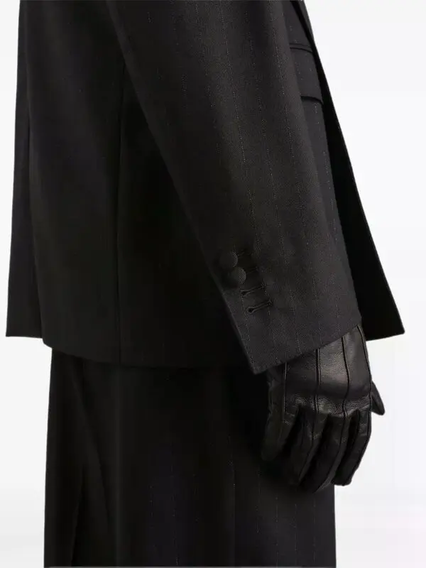 Dolce & Gabbana Sicilia Double-breasted Pinstripe Wool Jacket