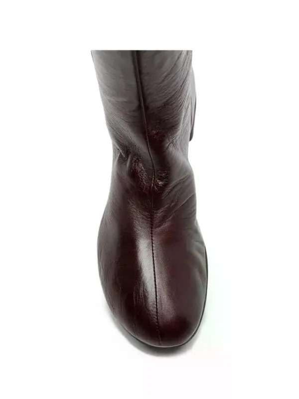 Officine Creative Flore Zip-up Leather Boots