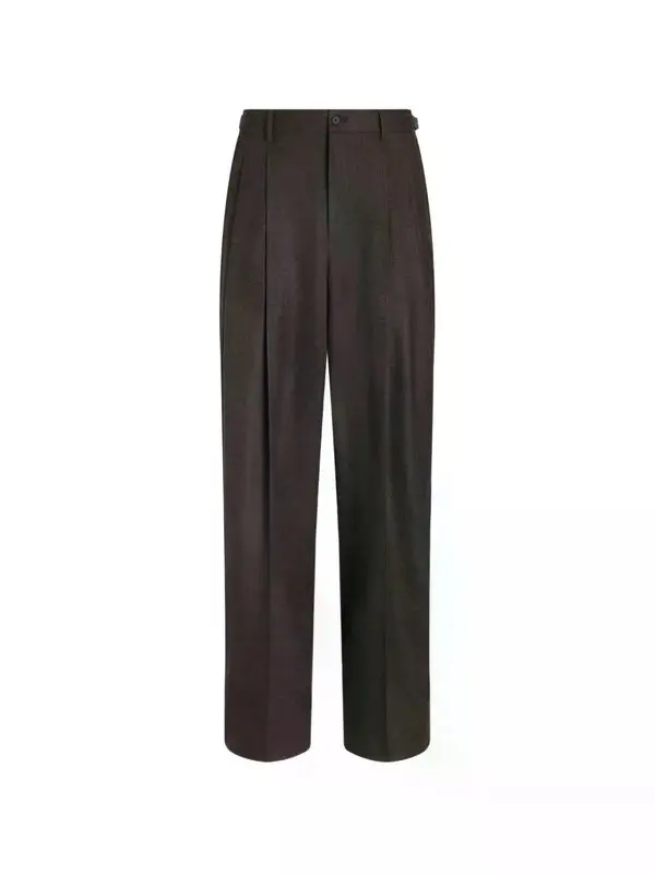 Dolce & Gabbana Wool Trousers - Brown